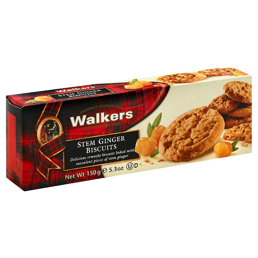 Walkers Cookie Stems Ginger 5.3 oz (Pack of 12) | Oriental Trading