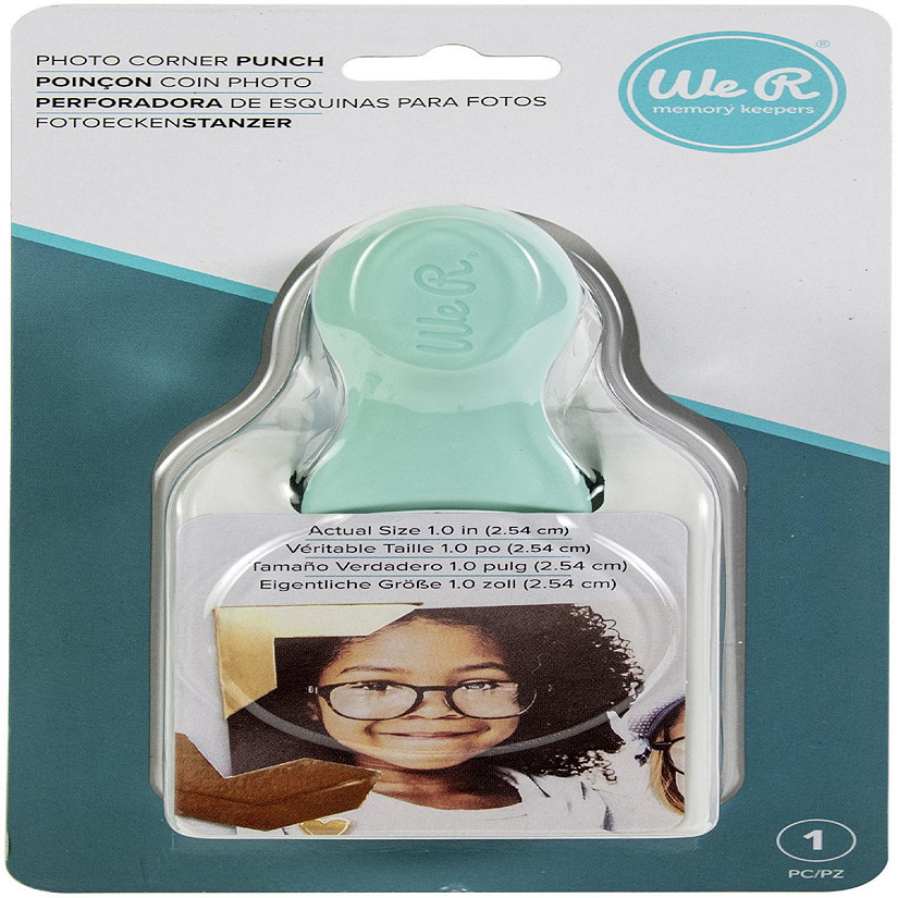 We R Memory Keepers Embossing Punch-1" Photo Corners | Oriental Trading