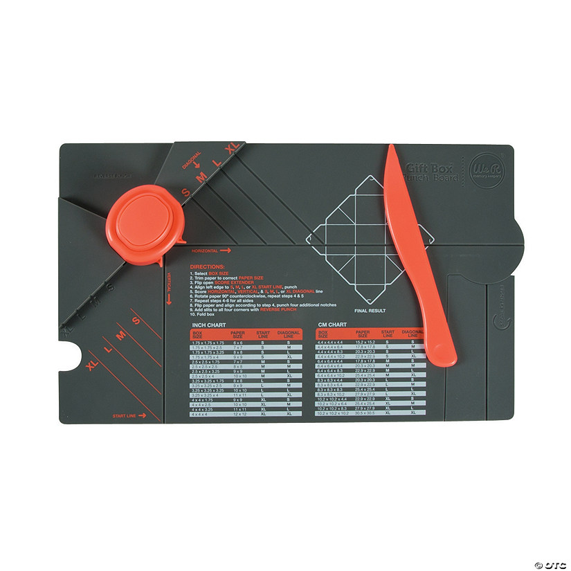 We R Memory Keepers® Gift Box Punch Board™ - Discontinued