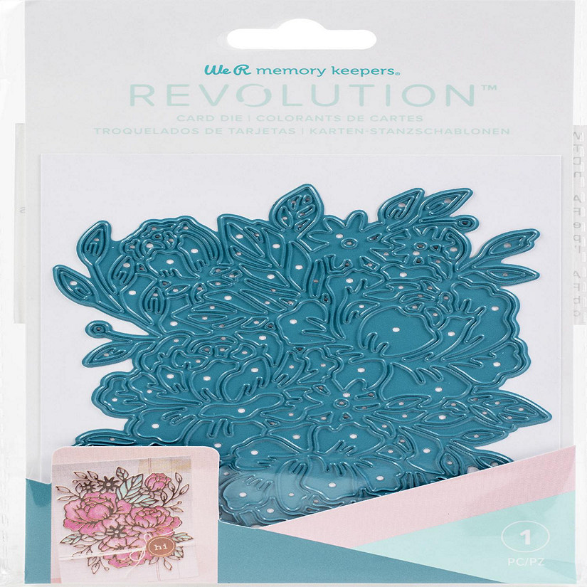 We R Memory Keepers Revolution Die-Card Front Floral | Oriental Trading
