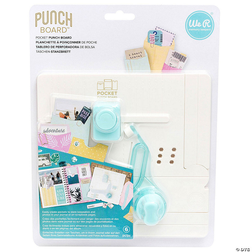 We R Memory Punch Board Pocket Journal Studio 6pc