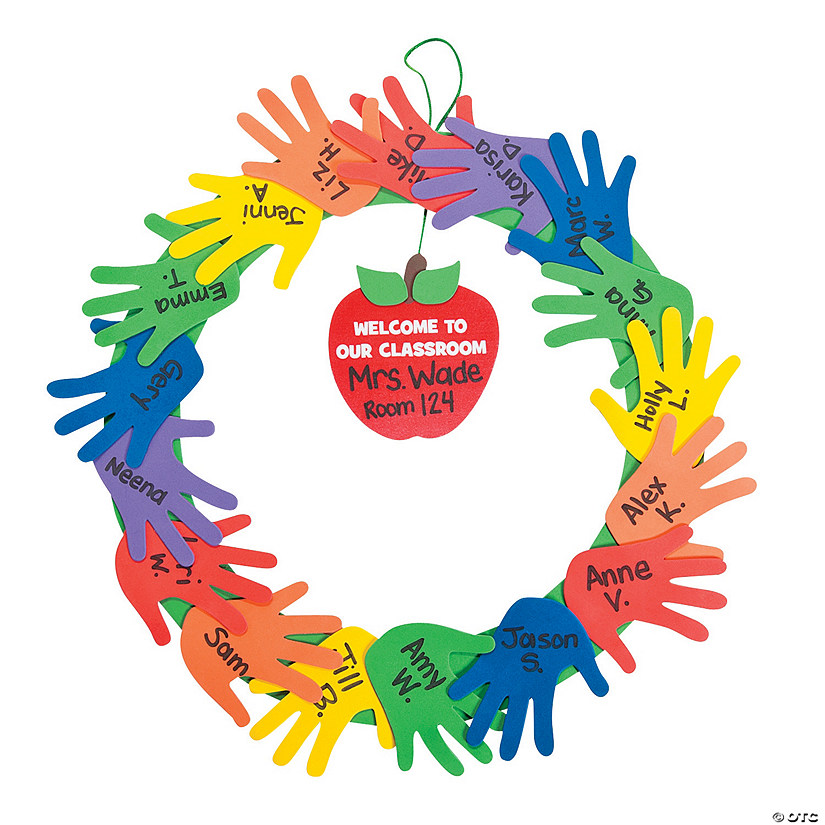 Welcome to Class Hand Wreath Craft Kit - Discontinued