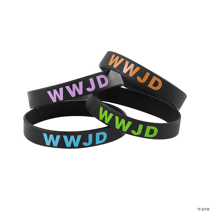 What Would Jesus Do Bracelets - 24 Pc.