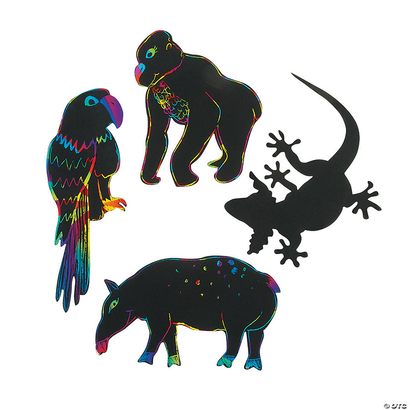 Wild Wonders Magic Color Scratch Animals - Discontinued