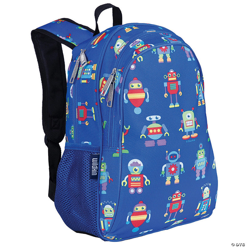 Wildkin Robots 15 Inch Backpack | Oriental Trading