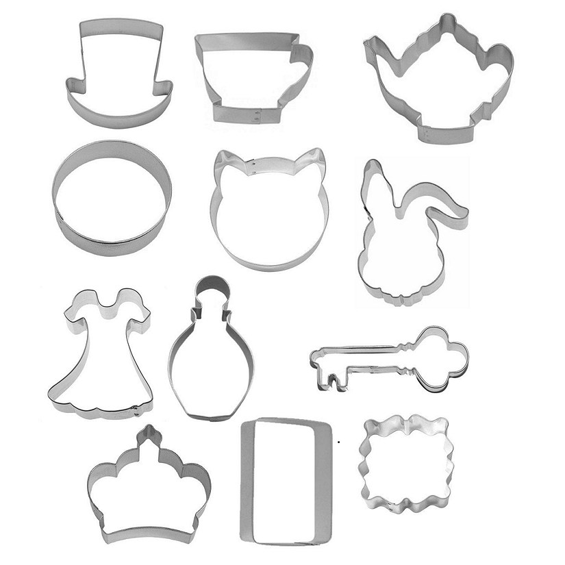 Wonderland 12 Piece Cookie Cutter Set | Oriental Trading
