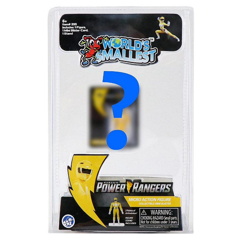Worlds Smallest Power Rangers Micro Figure One Random | Oriental Trading