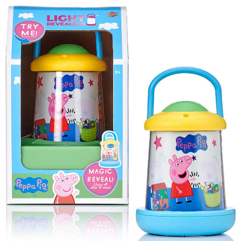 Wow Stuff Light Revealers Lantern - Peppa Pig, 6.3" Night Light, Auto ...