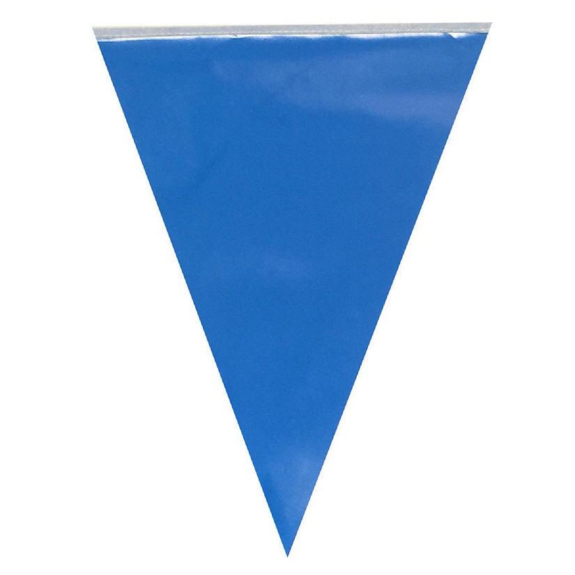 Wrapables Blue Triangle Pennant Banner Party Decorations | Oriental Trading