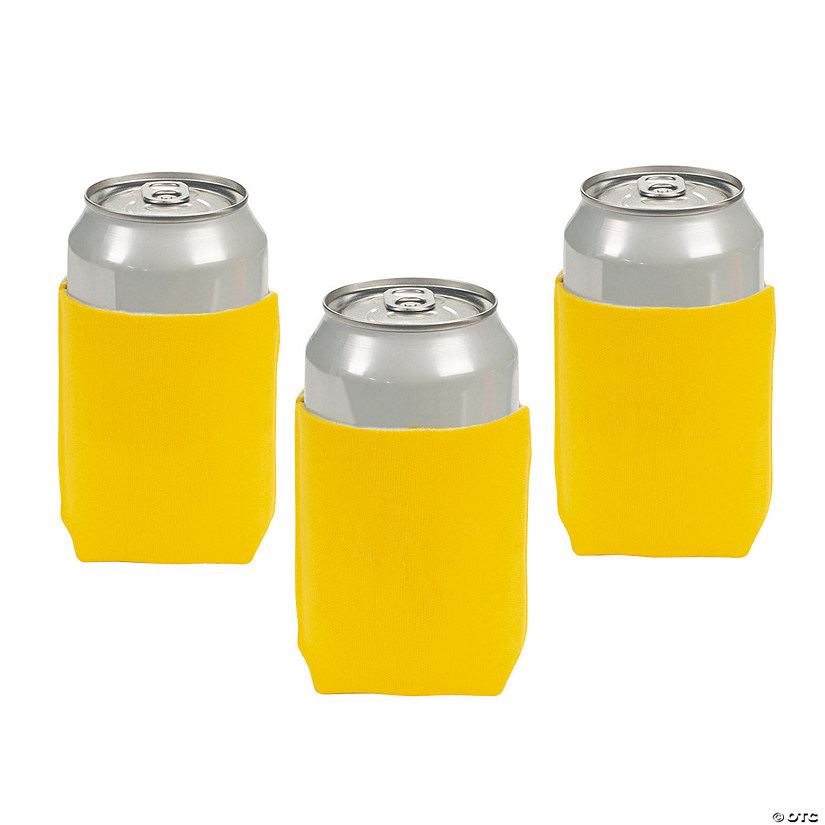 Yellow Can Coolers | Oriental Trading