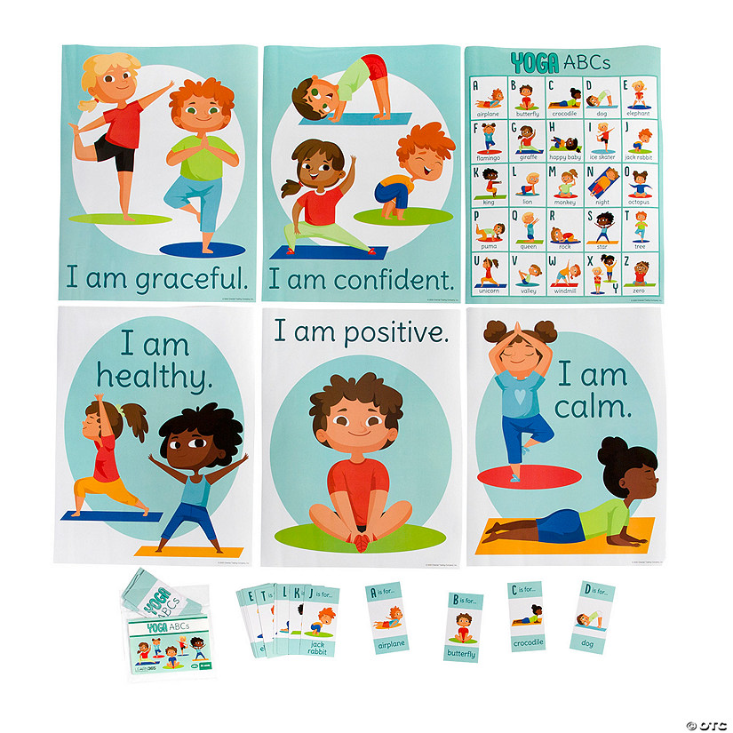 Yoga ABCs Activity Cards - 33 Pc. | Oriental Trading