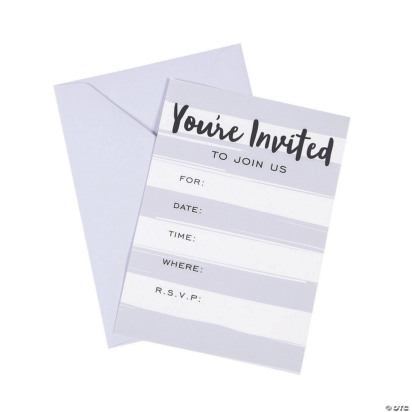 You’re Invited Invitations - 12 Pc. | Oriental Trading