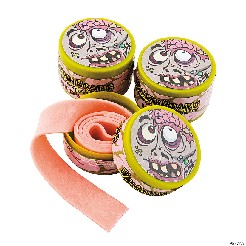 Zombie Brain Roll Tape Gum - Discontinued