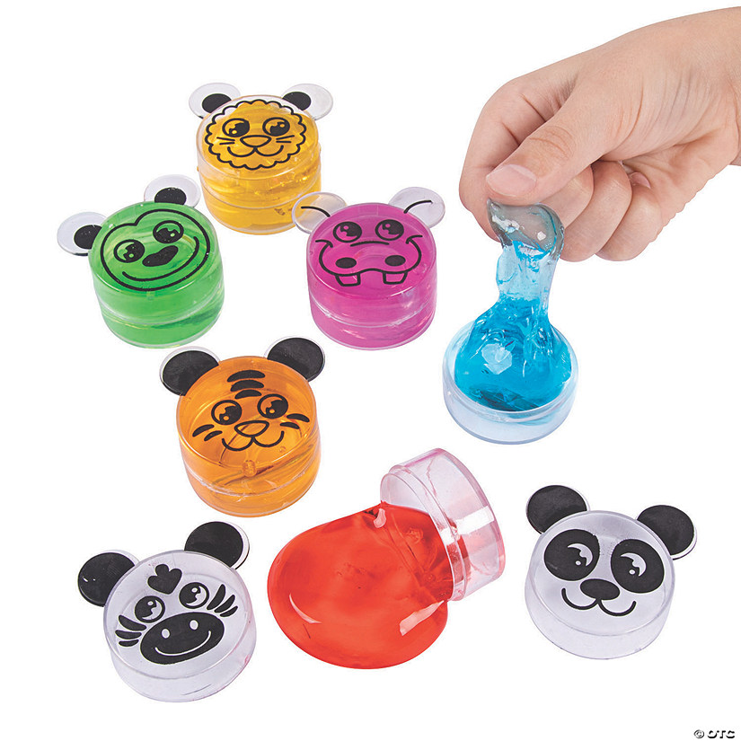 Zoo Animal Slime - 12 Pc. | Oriental Trading