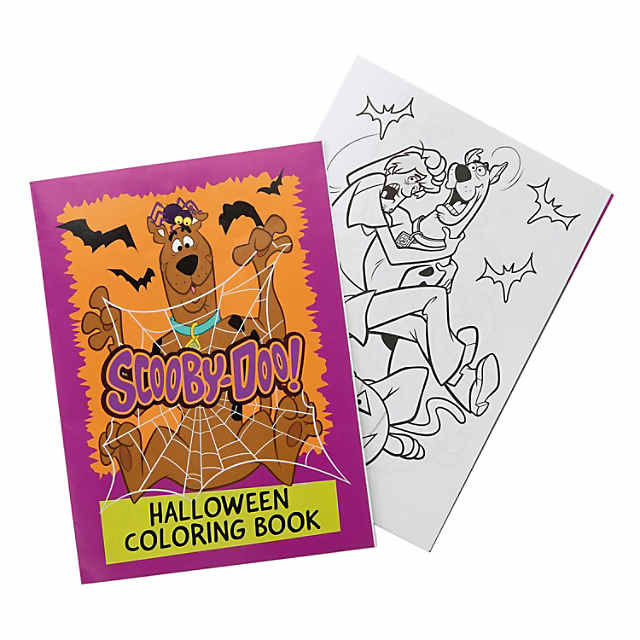 scooby doo halloween coloring book