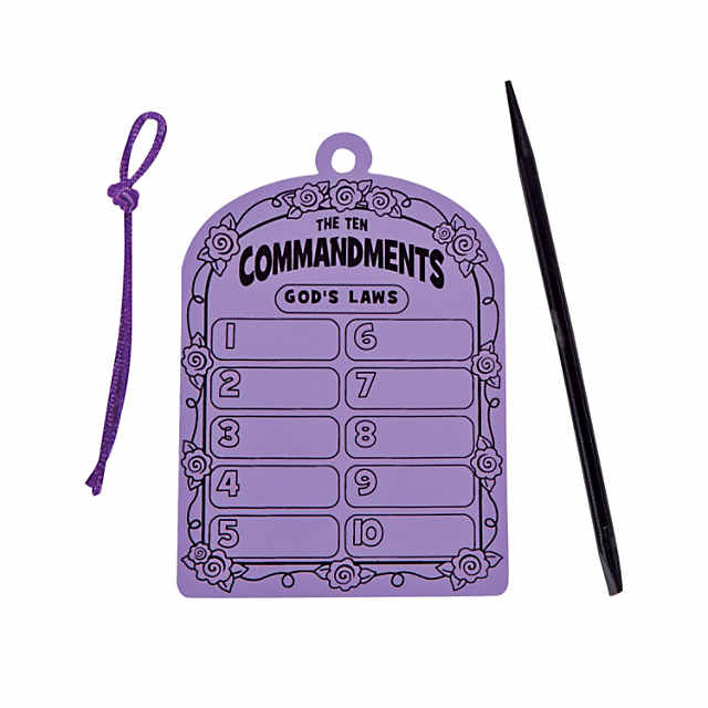 10 commandments tablets craft