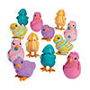 Dyed Easter Chick Decorations - Discontinued