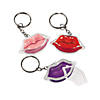 Lip-Shaped Lip Gloss Key Chains - Discontinued