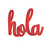 Red Glitter Hola Sign | Oriental Trading