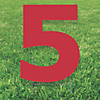 Red Number 5 Yard Sign | Oriental Trading