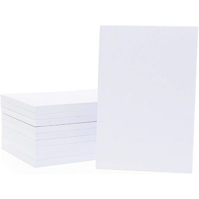 10-Pack White Blank Note Pads Notepads Office Supplies, 4 x 6 inch