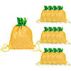 10" x 14" Medium Nonwoven Pineapple Drawstring Bags - 12 Pc.