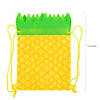 10" x 14" Medium Nonwoven Pineapple Drawstring Bags - 12 Pc.