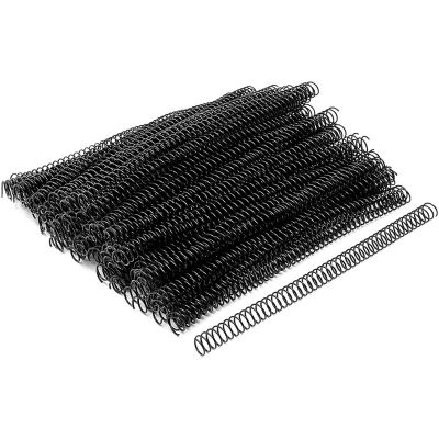 100-Pack Black Spiral Binding Coils Combs, 12.25" Plastic Spines for ...