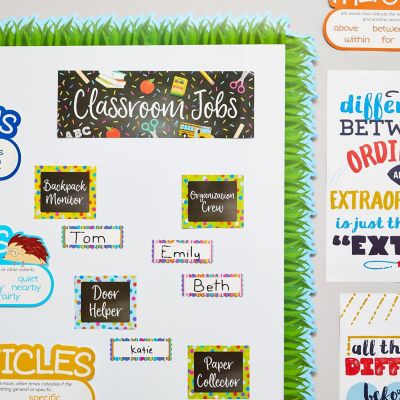 12 Pack Grass Bulletin Board Trim Strips, Spring Classroom Decorations ...