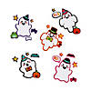 2 1/2" x 2 1/2" Mini Make-a-Scene Ghost Sticker Roll - 100 Pc.
