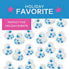 2" Bulk 120 Pc. Snowflake Blue & Silver Glitter Sparkle Rubber Ducks