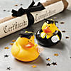 2" Graduation Yellow Novelty Rubber Ducks - 12 Pc. | Oriental Trading