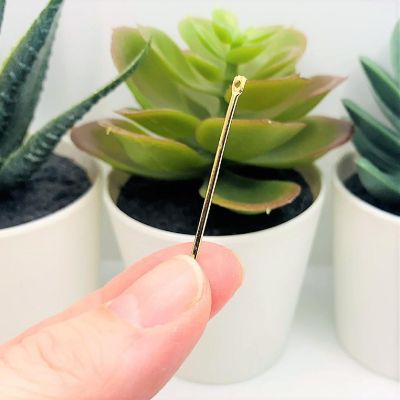 20 Pcs Gold Minimalist Bar Connectors | Oriental Trading
