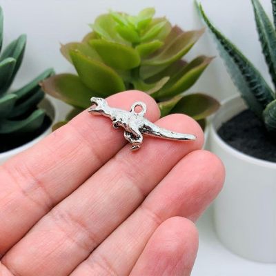 20 Pcs Silver Dinosaur Charms | Oriental Trading