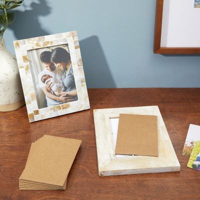 200 Pack Corrugated Cardboard Divider Sheets, 4x6 Flat Backing Board ...