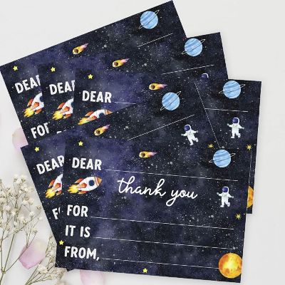 20Pcs Outer Space Blank Thank You Cards | Oriental Trading