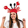22" circ. Bulk 12 Pc. Bright Red Felt Crab Hats