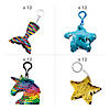 3 1/2" - 4" Bulk 48 Pc. Reversible Sequin Keychain Assortment Kit ...