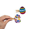 3 1/4" x 2 1/4" Easter Egg Chomper Clothespin Craft Kit - Makes 12 ...