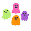 3/4" Bulk 500 Pc. Mini Bright Color Halloween Ghost Erasers | Oriental ...