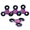 3" Starry Galaxy Bright Purple Plastic Fidget Spinners - 4 Pc ...