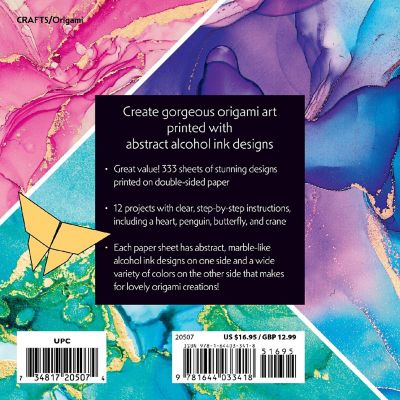 333 Origami Sheets-Alcohol Ink Designs | Oriental Trading