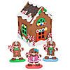 3D Gingerbread House Play Set Craft Kit - Makes 12