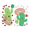 3D Valentine Cactus Craft Kit - Makes 12 | Oriental Trading
