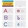 4 1/2" x 2 1/2" Double-Sided Laminated Alphabet Cards on a Ring - 6 Pc ...