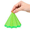 4" x 4" 3D-Printed Collapsable Christmas Tree Plastic Fidget Toy ...