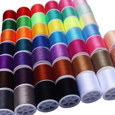 45 Spools of Polyester Sewing Thread, 4500 Yards Total, for Hand ...