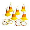 5 1/4" x 8" Fall Candy Corn Cone Style Toss Game Set - 12 Pc ...
