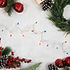 50-Count Multi-Color Mini Christmas Light Set 10ft White Wire