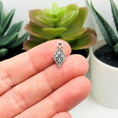 50 Pcs Tribal Boho Triangle Charms